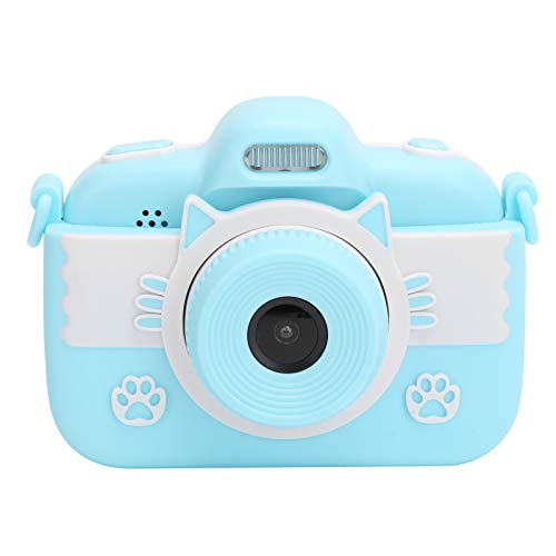 Children Digital Camera, Full HD Digital Camera 2.8in Touch Display Screen Video Camera Toy Gifts for Girls/Boys, 32GB Memory Card (Blue)