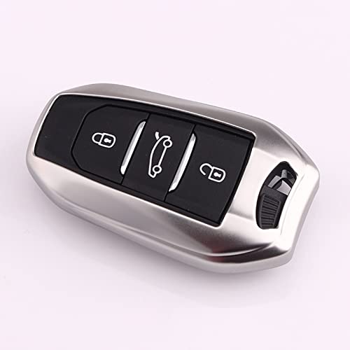 WEEAZYQ Car Keychain Cover Smart zinc Alloy Key case,Fit for Peugeot 208 308 508 3008 5008 Citroen C4 Picasso DS3 DS4 DS5 DS6