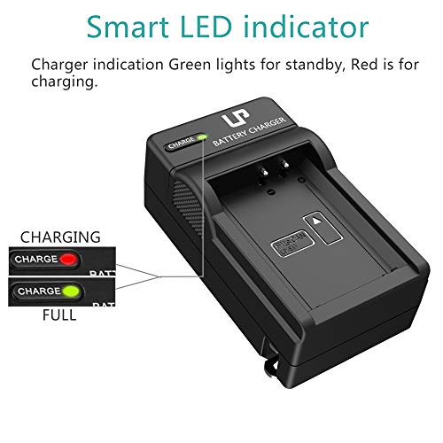 LP-E10 Battery Charger Pack, LP 2-Pack Replacement Battery & Charger Compatible with Canon EOS Rebel T7, T6, T5, T3, T100, 4000D, 3000D, 2000D, 1500D, 1300D, 1200D & More (NOT for T3i T5i T6i T7i)
