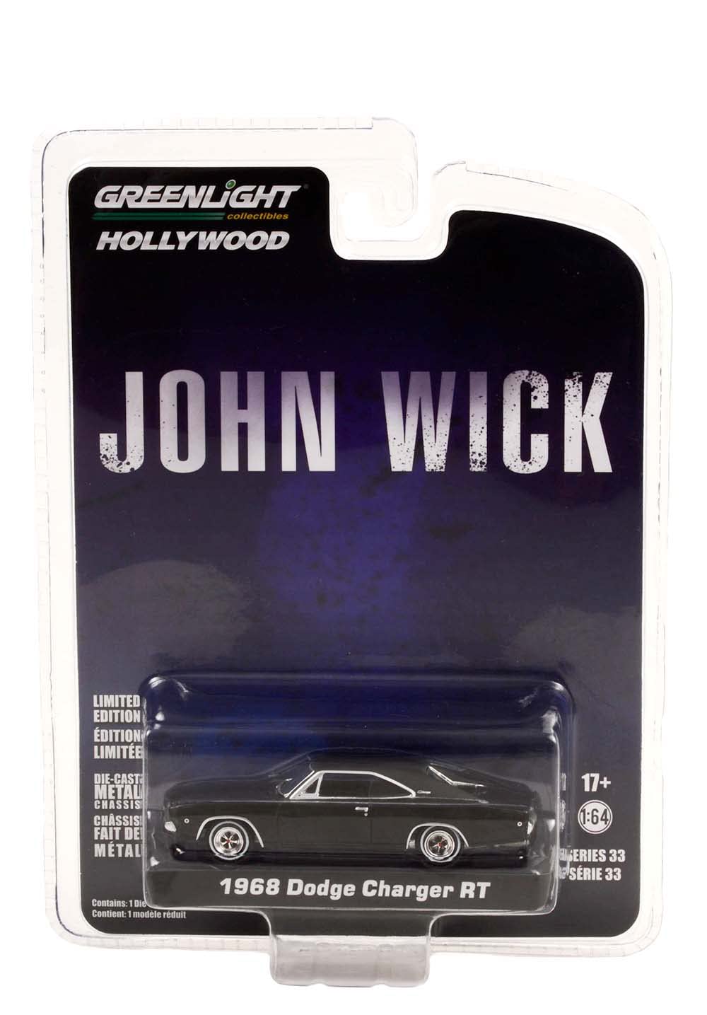 Greenlight 1:64 Hollywood Series 33 - John-Wick (2014) - 1968 Charger R/T 44930-E