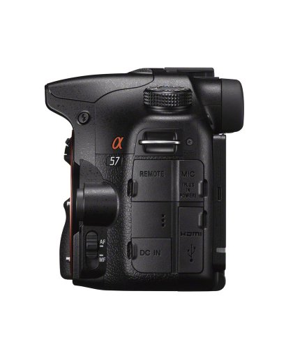 Sony Alpha SLT-A57K 16.1 MP Exmor APS HD CMOS Sensor DSLR with Translucent Mirror Technology, 3D Sweep Panorama and 18-55mm Zoom Lens