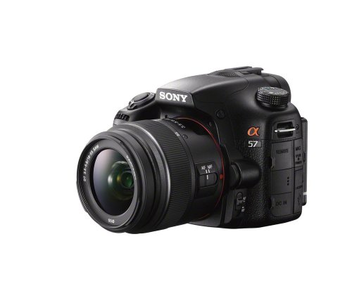 Sony Alpha SLT-A57K 16.1 MP Exmor APS HD CMOS Sensor DSLR with Translucent Mirror Technology, 3D Sweep Panorama and 18-55mm Zoom Lens