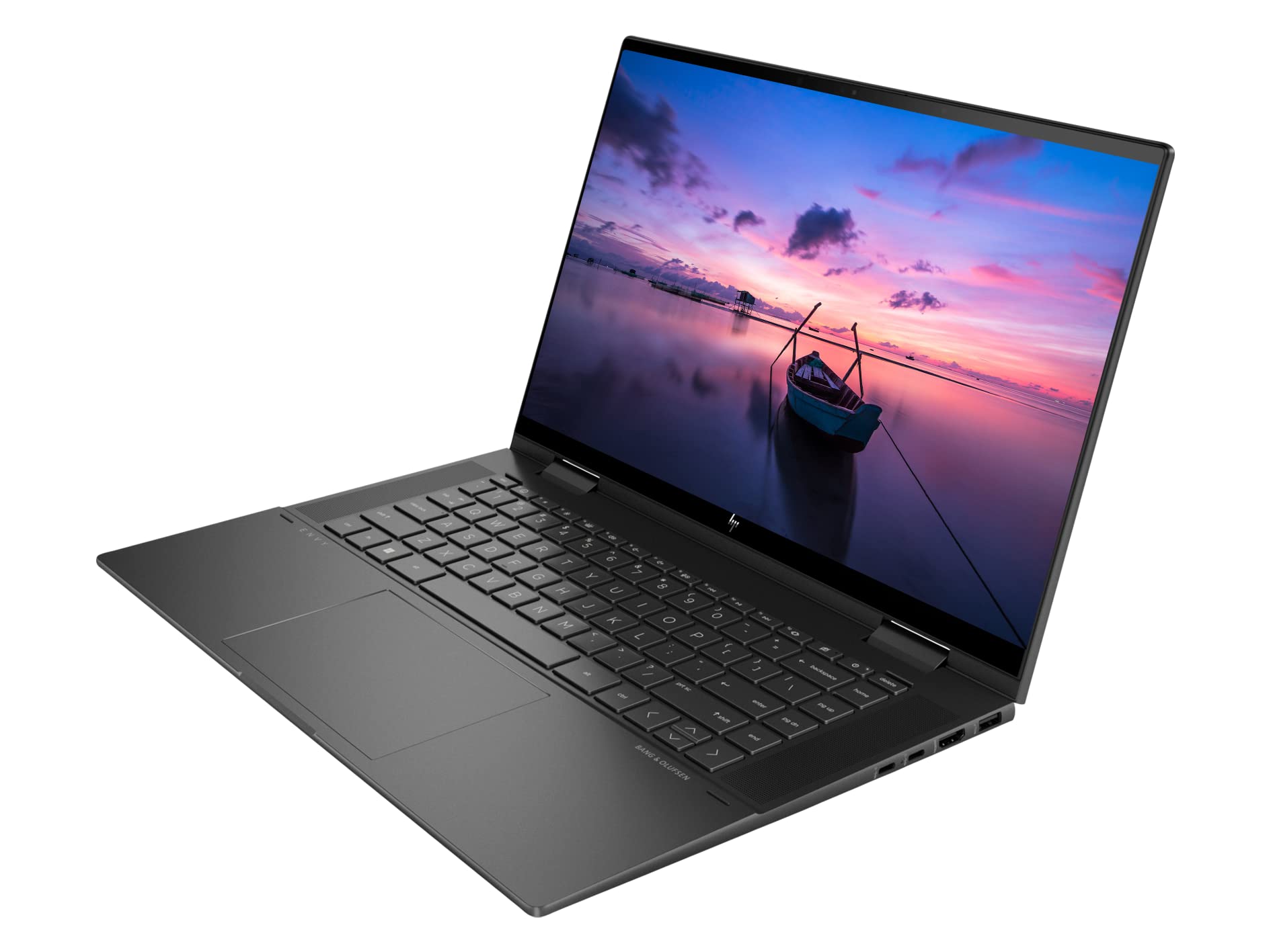 HP Envy x360 2-in-1 Convertible Business Laptop, 15.6” FHD Touchscreen, AMD Ryzen 7 5700U, Windows 10 Pro, 32GB RAM, 1TB SSD, WiFi 6, Fingerprint Reader, Backlit Keyboard, Durlyfish