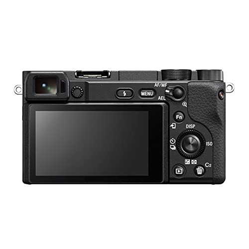 Camera Camera A6400 E-Mount Mirrorless Camera Digital Camera with - Lens Compact Camera Professional Photography Digital Camera (Color : Silver)