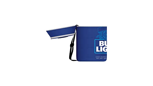 Bud Light Soft Can Shape Speaker Cooler Backpack Bluetooth Portable Travel Cooler with Built in Speaker Bud Light Wireless Speaker Cool Ice Pack Cold Beer Stereo for Apple iPhone, Samsung Galaxy