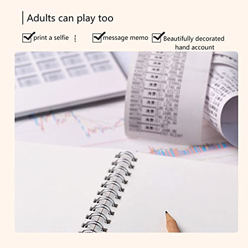 MIANHT Instant Print Digital Camera - Kids Digital Camera, Ink Free Printing 1080P Video Camera, 26MP Digital Camera for Kids, with 32GB SD Card, Color Pens, Print Papers