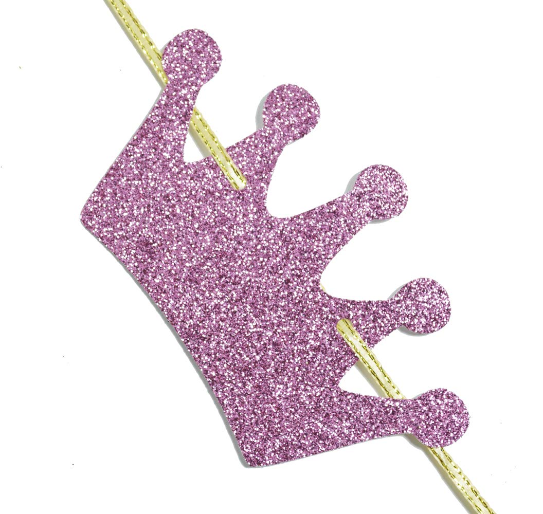 I'm 28 Bitches Crown Banner, Happy 28th Birthday Party Decorations (Pink & Gold)