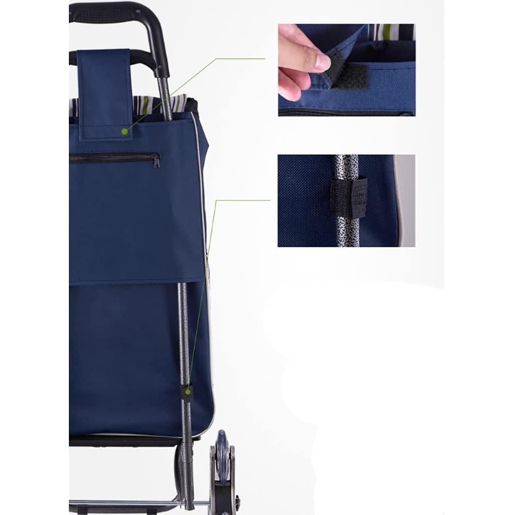 Shopping Cart Bags/Trolley Replacement Bag Oxford Cloth Waterproof Storage Bag 38L(Size:33x20x66Cm).