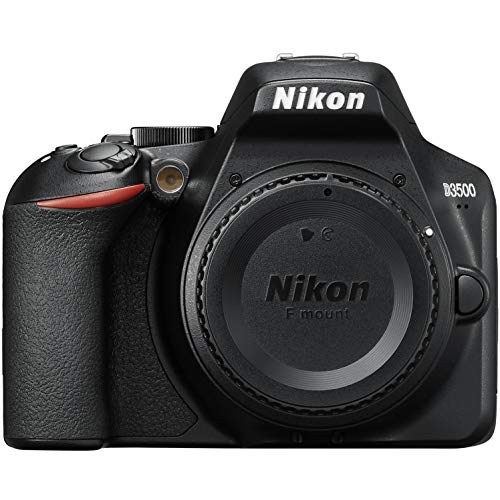 Nikon D3500 24.2MP DSLR Camera + AF-P DX 18-55mm VR NIKKOR Lens Kit + Accessory Bundle (Renewed)