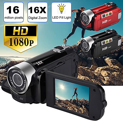Digital Camera, FHD 1080P Digital Camera for Kids Video Camera with Rechargeable Battery, 16X Digital Zoom Compact Point and Shoot Camera, Portable Small Camera for Teens Students