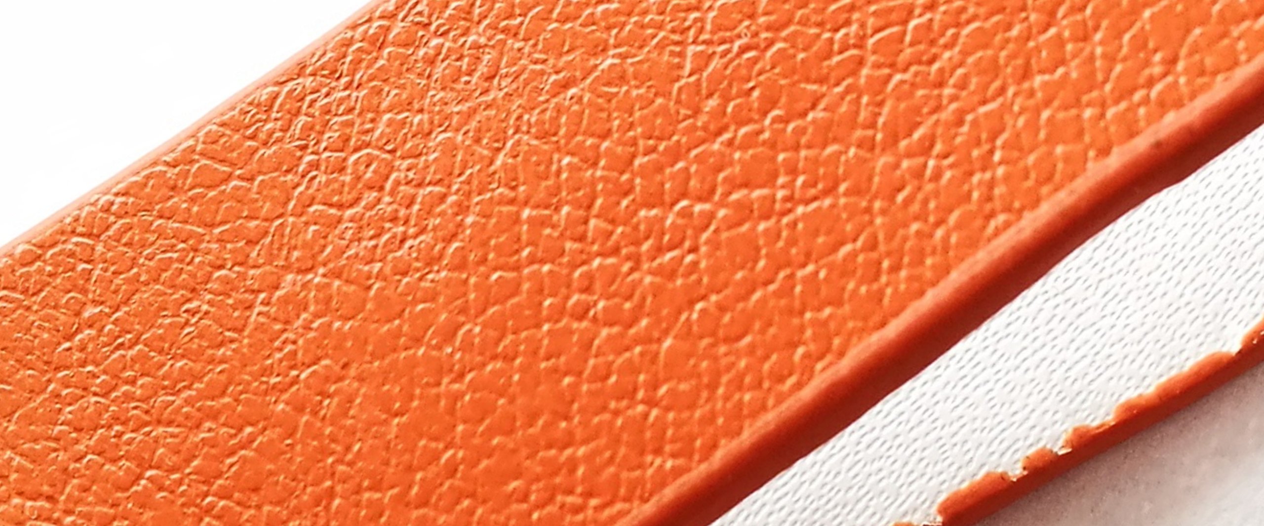 UbiGear Compact Smart Key Chain Expandable Leather Holder Organizer (Hold 1-6 Keys) (Leather, Orange)