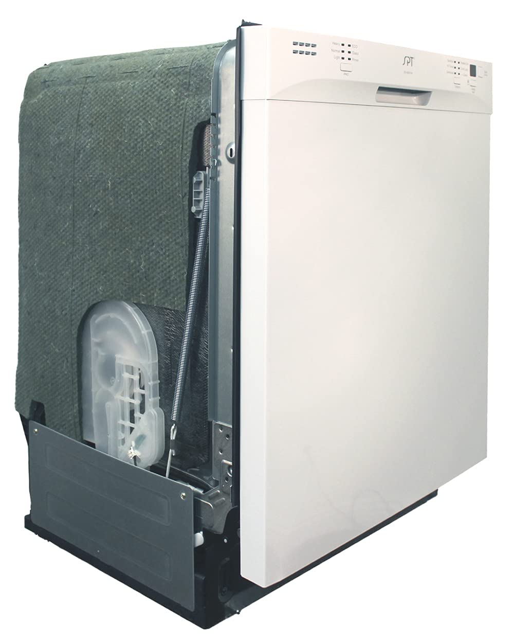 SD-6501W: Energy Star 24″ Built-In Stainless Steel Tall Tub Dishwasher w/Heated Drying – White