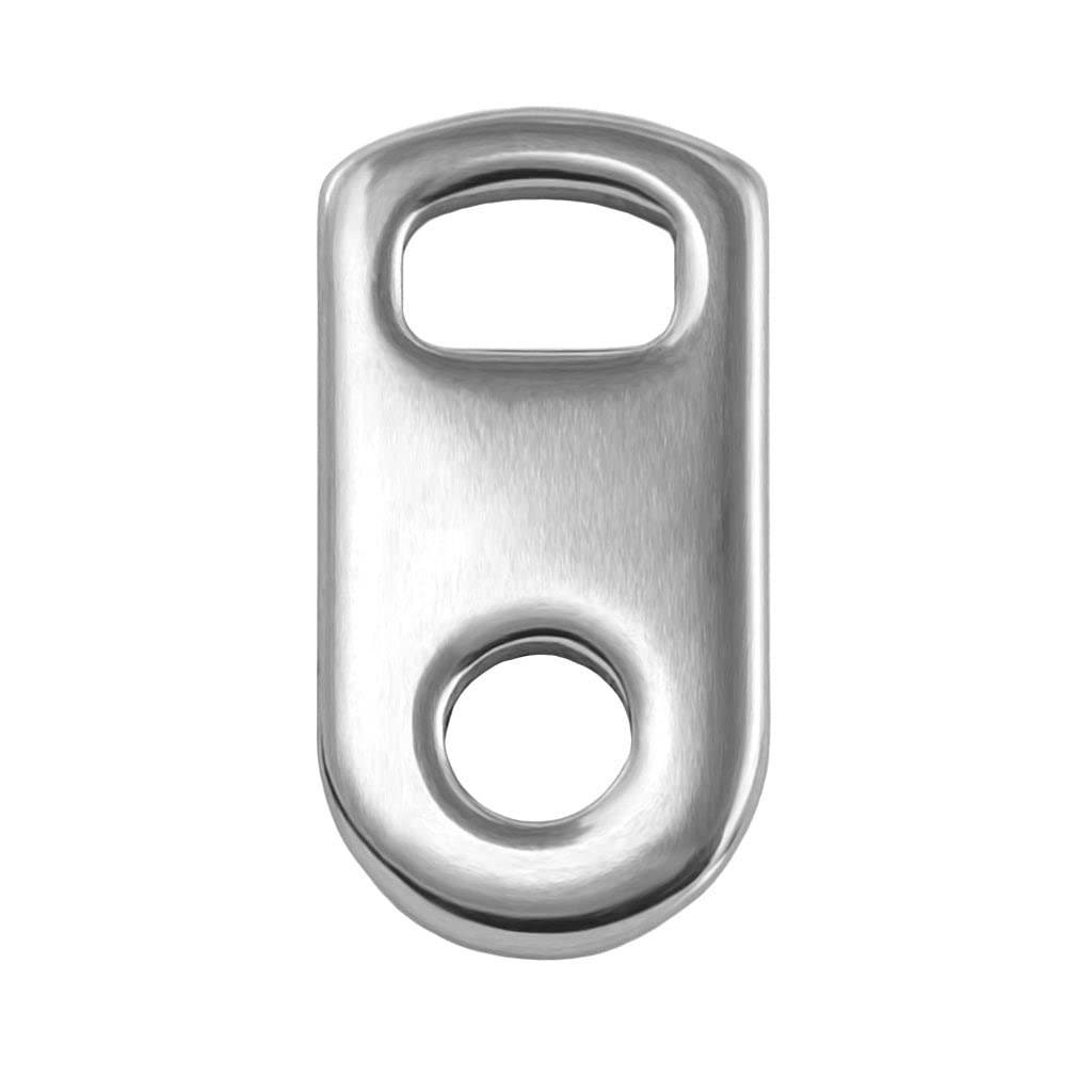 KeySmart Stainless Steel EDC Keychain Keyring for Attaching Keys Car Fob and More, Great Multi-Purpose Loop Piece to Attach Accessories to KeySmart Keyholder, Wallets, Belt Loops, Bags, Purses etc.