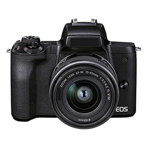 Camera EOS M50 II Mirrorless Camera Digital Camera with EF-M 15-45mm F/3.5 Lens Compact Camera Professional Photography Digital Camera (Color : All)