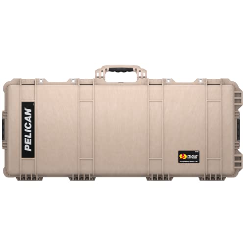 Pelican Protector 1700 Long Case - Multi-Purpose Hard Case with Foam - Tripod, Camera Equipment, Sportsmans Gun Case, Electronics Gear, and More (Desert Tan)