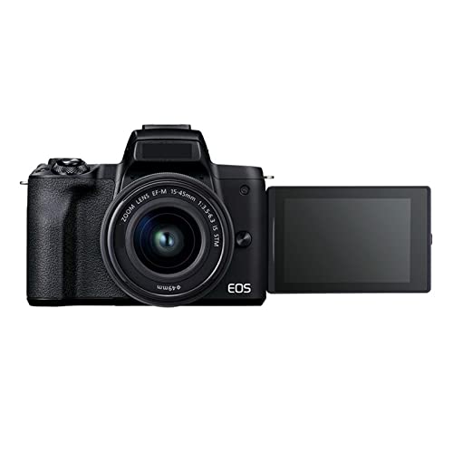 Camera EOS M50 II Mirrorless Camera Digital Camera with EF-M 15-45mm F/3.5 Lens Compact Camera Professional Photography Digital Camera (Color : All)