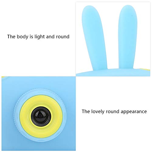 Salaty Children Camera, Cartoon Children Camera Multi Photo Sticker Mode Baby Mini Camera, Lightweight for Travel for Friends(X500 Rabbit)