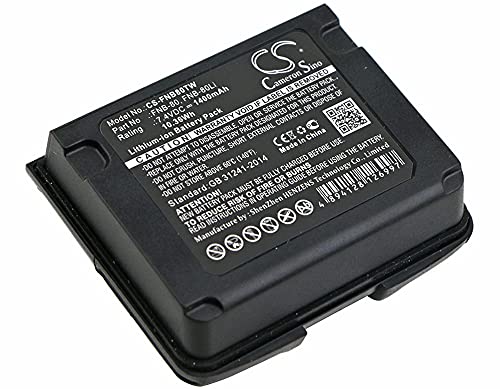 Replacement FNB-80Li Battery for Vertex VX-5R VX-6R VX-7R FNB-58Li, Standard Horizon HX460 HX470, Li-ion 7.4V 1400mAh