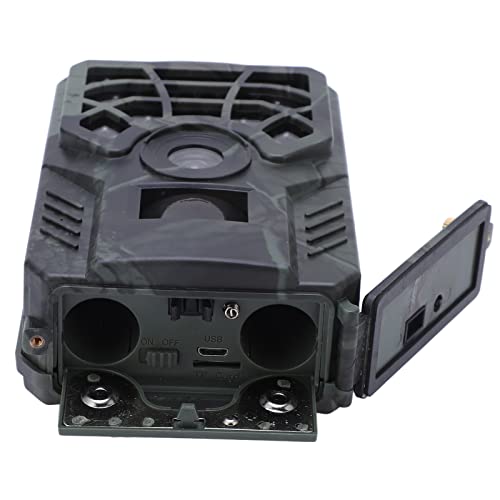 Socobeta Hunting Camera, Wildlife Monitoring 1MP Color CMOS HD Trail Camera with Strap for Villa House