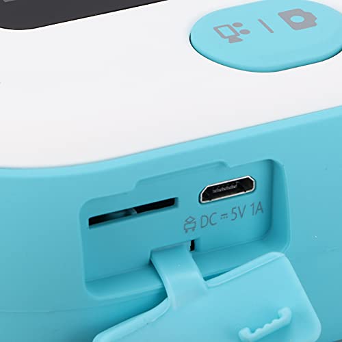 Print Out Camera, Photos Appear Immediately Small Portable One-Click Printing Kids Camera Prints Photos Easily Grasp for Kids for Outdoor(Blue)