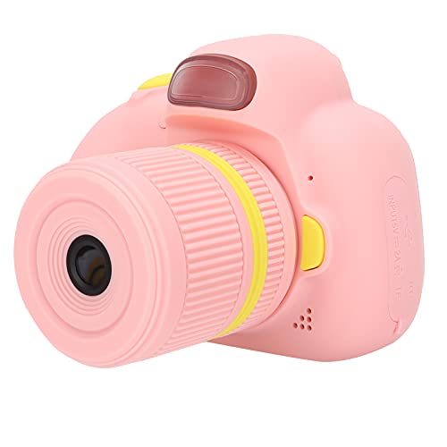 Kids Digital Camera, Night Flash Function Children Digital Camera NoāEdge Design for Kids(Pink)