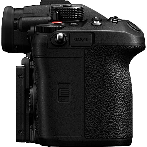 Panasonic Lumix GH6 Mirrorless Camera (DC-GH6BODY) + Sony 64GB Tough SD Card + Card Reader + Case + Flex Tripod + Hand Strap + Memory Wallet + Cap Keeper + Cleaning Kit