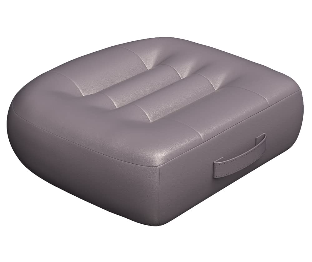YITONGXXSUN Adult Booster Seat Cushion/Car Cushions for ShortPeople/Effectively Increase The Field of View by 12cm/4.7in,Back Fatigue Relief Chair Cushion Angle Lift Big Cushion/Grey