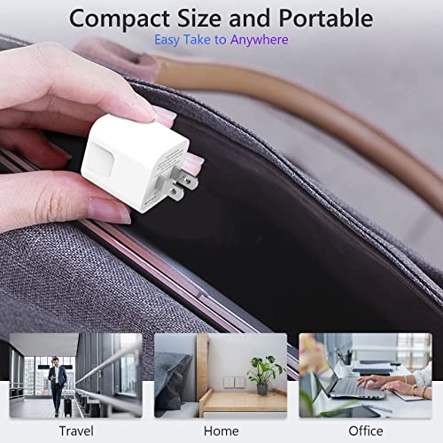 USB C Charger Block, GECENinov 33W GaN III Fast Charger with 3.3ft USB-C Cable, Mini Wall Charger for iPhone 14/13/12/11 Mini/Pro/Max, SE/XS/XR, iPad Pro/Air/10/9/8, S22/S21 Series, Pixel 6/5