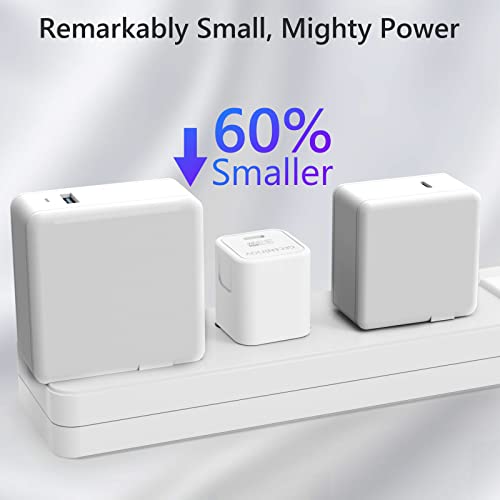 USB C Charger Block, GECENinov 33W GaN III Fast Charger with 3.3ft USB-C Cable, Mini Wall Charger for iPhone 14/13/12/11 Mini/Pro/Max, SE/XS/XR, iPad Pro/Air/10/9/8, S22/S21 Series, Pixel 6/5