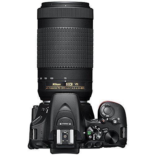 Nikon D5600 24.2 MP DX-Format DSLR Camera with AF-P 18-55mm VR & 70-300mm Lens Kit + 32GB Battery Grip Accessory Bundle