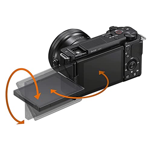 DYOSEN Digital Camera ZV-E10 Mirrorless Camera (Body Only, Black,White) Digital Camera Photography (Color : B)