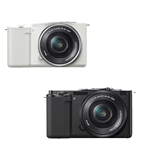 DYOSEN Digital Camera ZV-E10 Mirrorless Camera (Body Only, Black,White) Digital Camera Photography (Color : B)