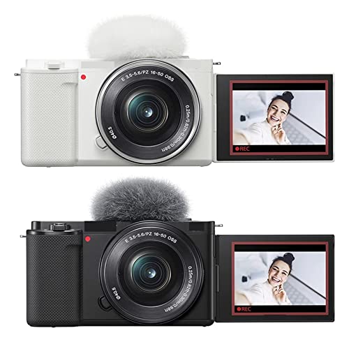 DYOSEN Digital Camera ZV-E10 Mirrorless Camera (Body Only, Black,White) Digital Camera Photography (Color : B)
