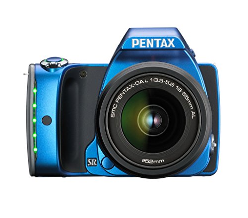 Pentax K-S1 SLR Lens Kit with DA L 18-55 mm and DA L 50-200 mm (Blue)