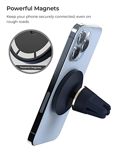 iOttie Velox Magnetic Car Mount Air Vent Phone Holder. Compatible with MagSafe iPhones including iPhone 12, iPhone 13, iPhone 14, iPhone 12/13/14 Pro & Pro Max, iPhone 12/13 mini, iPhone 14 Plus