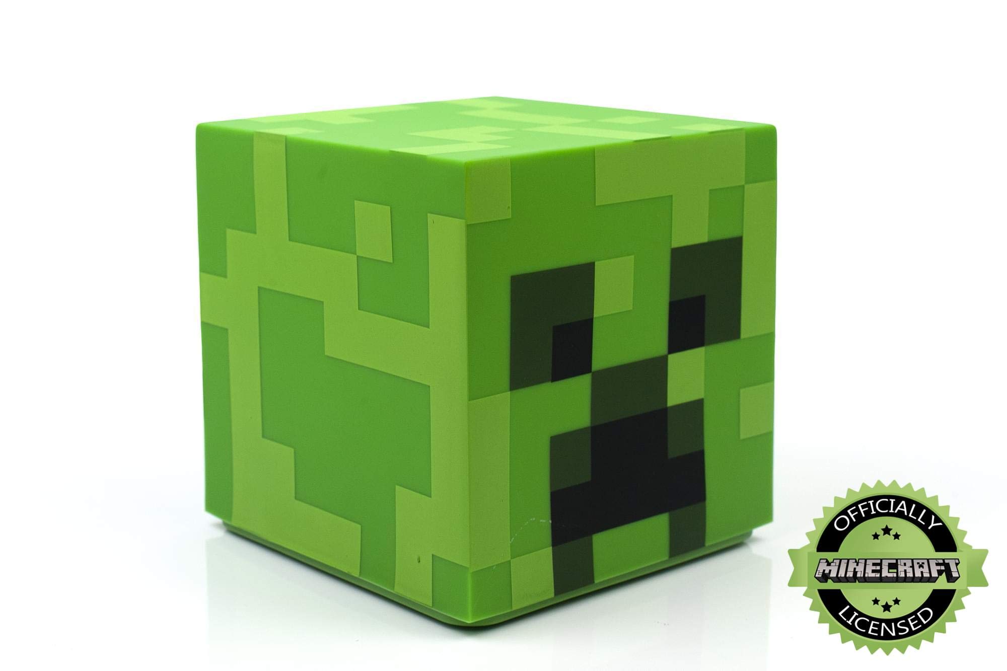 Minecraft Creeper LED Mood Light Creeper Lamp Mood Lighting Battery Powered | Collectible Mood Lamp | Green Mood Light LED Creeper | 5 Inches Tall