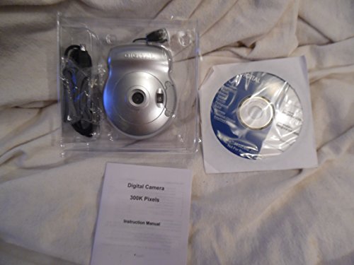 Ed's Variety Store Vintage Digital Camera 300k Pixels with Software and USB Cable