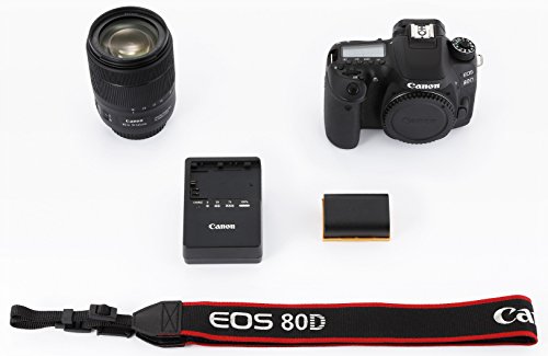 Canon EOS 80D lens kit EF-S18-135mm F3.5-5.6 IS USM--(Japan Import-No Warranty)