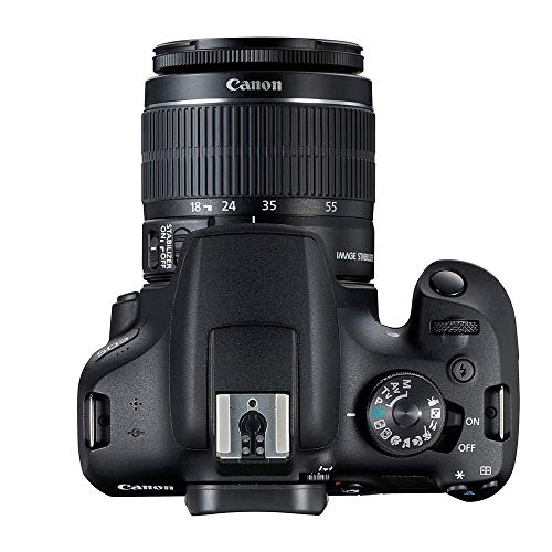 Canon Rebel T7 with 18-55mm III Lens Bundle Includes: Extra Replacement Battery and Travel Charger, Ultra 64GB SD, Slave Flash, Filter Kit, Backpack, 72" Monopod, Shutter Remote and More
