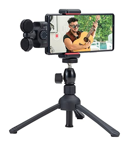 Zoom Am7 Stereo Microphone for Android, Mid-Side Stereo, Rotatable Capsule for Alignment with Camera, for Recording Audio for Music, Videos, Interviews, and More