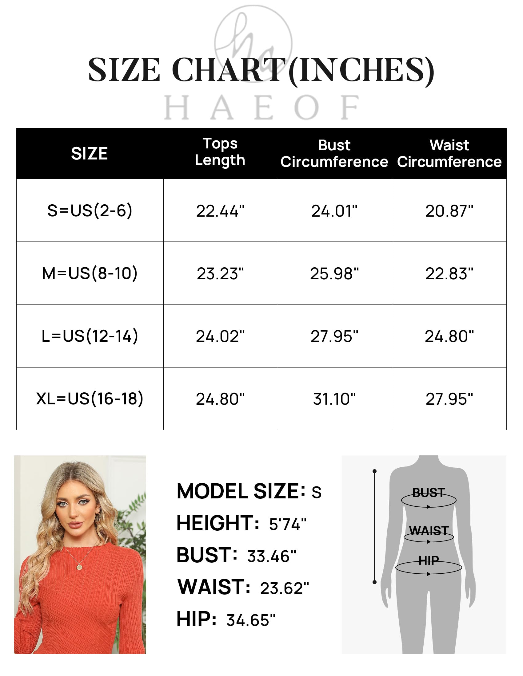 HAEOF Womens 2023 Fall Lightweight Sweaters Long Sleeve Thermal T Shirts Trendy Ribbed Fitted Dressy Casual Tops(RustRed, M)