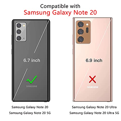 Samsung Galaxy Note 20 Case Note 20 5G Case Military Grade Shockproof with Kickstand Stand Built-in Magnetic Car Mount Armor Heavy Duty Protective Case for Galaxy Note 20 5G Phone Case (Black)