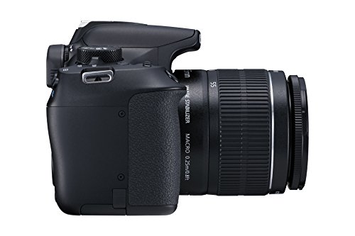 Canon EOS 1300D EF-S 18-55mm 18.7MP CMOS 5184 x 3456 Pixels (Black) - International Version (No Warranty)