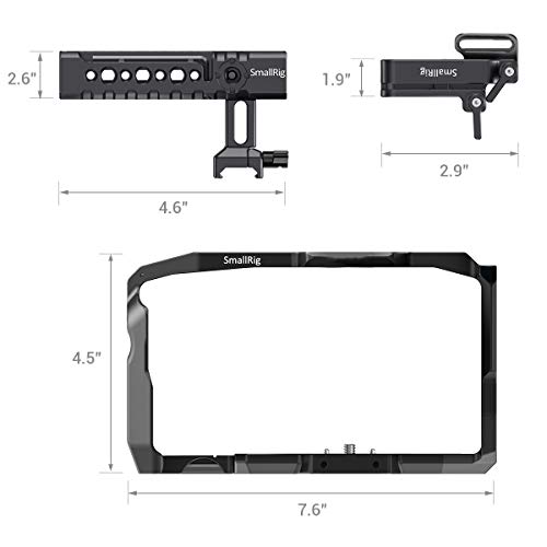 SMALLRIG Camera Cage Kit for Blackmagic Design Pocket Cinema Camera 4K & 6K, Compatible with BMPCC 4K & 6K - KCVB2419