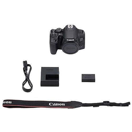 Canon EOS 850D / Rebel T8i DSLR Camera with 18-55mm Lens + Extra Battery, Creative Filters + Camera Bag + Sandisk Extreme Pro 64GB Card + 6AVE Cleaning Set, More (International Model) (Renewed)