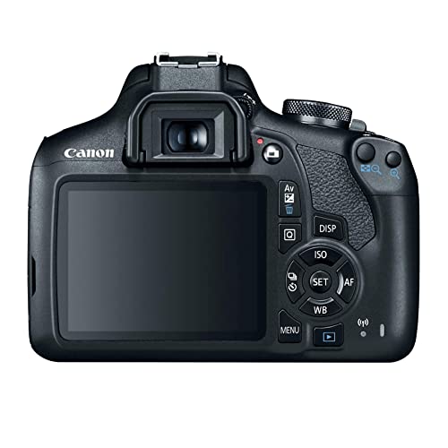Canon EOS Rebel T7 DSLR Camera w/EF-S 18-55mm F/3.5-5.6 Zoom Lens + 32GB Memory + Case + Tripod + Filters + Accessory Bundle