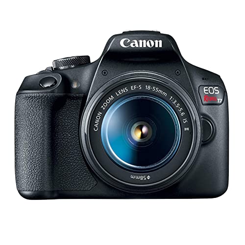 Canon EOS Rebel T7 DSLR Camera w/EF-S 18-55mm F/3.5-5.6 Zoom Lens + 32GB Memory + Case + Tripod + Filters + Accessory Bundle