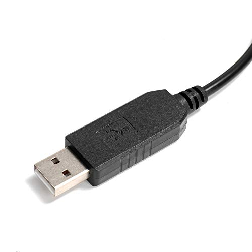 Radioddity PC001 FTDI USB Programming Cable, Plug and Play, Compatible with Windows 7/8/10/11, Most Analog Two Way Radios with 2-Pin K Plug