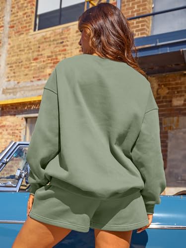 AUTOMET Womens Two Piece Outfits 2 Piece Lounge Matching Sets Sweatsuits Soft Shorts Fashion Fall Clothes Sweatshirts Hoodies