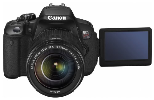 Canon DSLR Camera EOS Kiss X6i with EF-S 18-135mm IS STM Lens Kit - International Version (No Warranty)